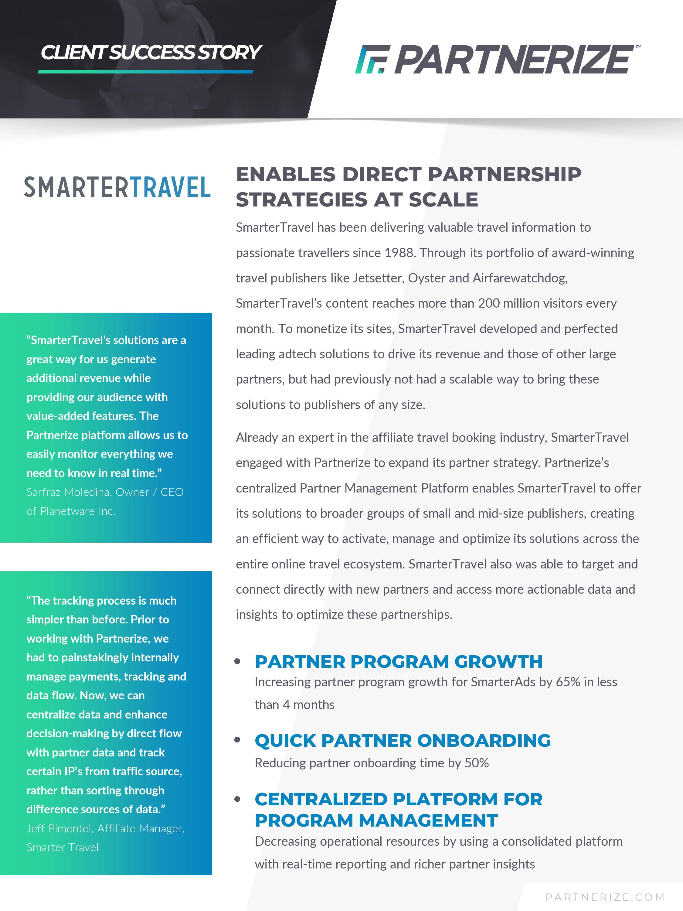 SmarterTravel | Partnerize Case Study